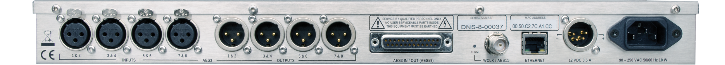 CEDAR DNS 8D - Dialogue Noise Suppressor - Dante - CDA Pro AV Asia